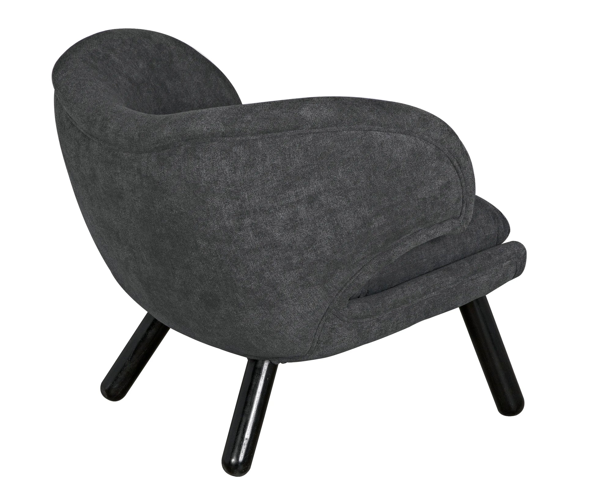 Valerie chair with grey fabric Worth and Co